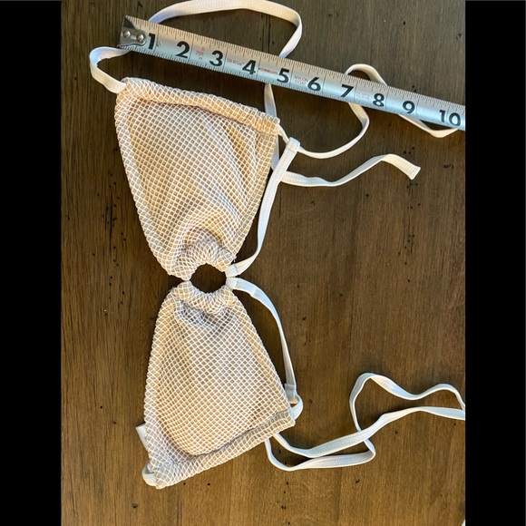 Swim | Nude White Netted Bikini S M L Nwot | Poshmark